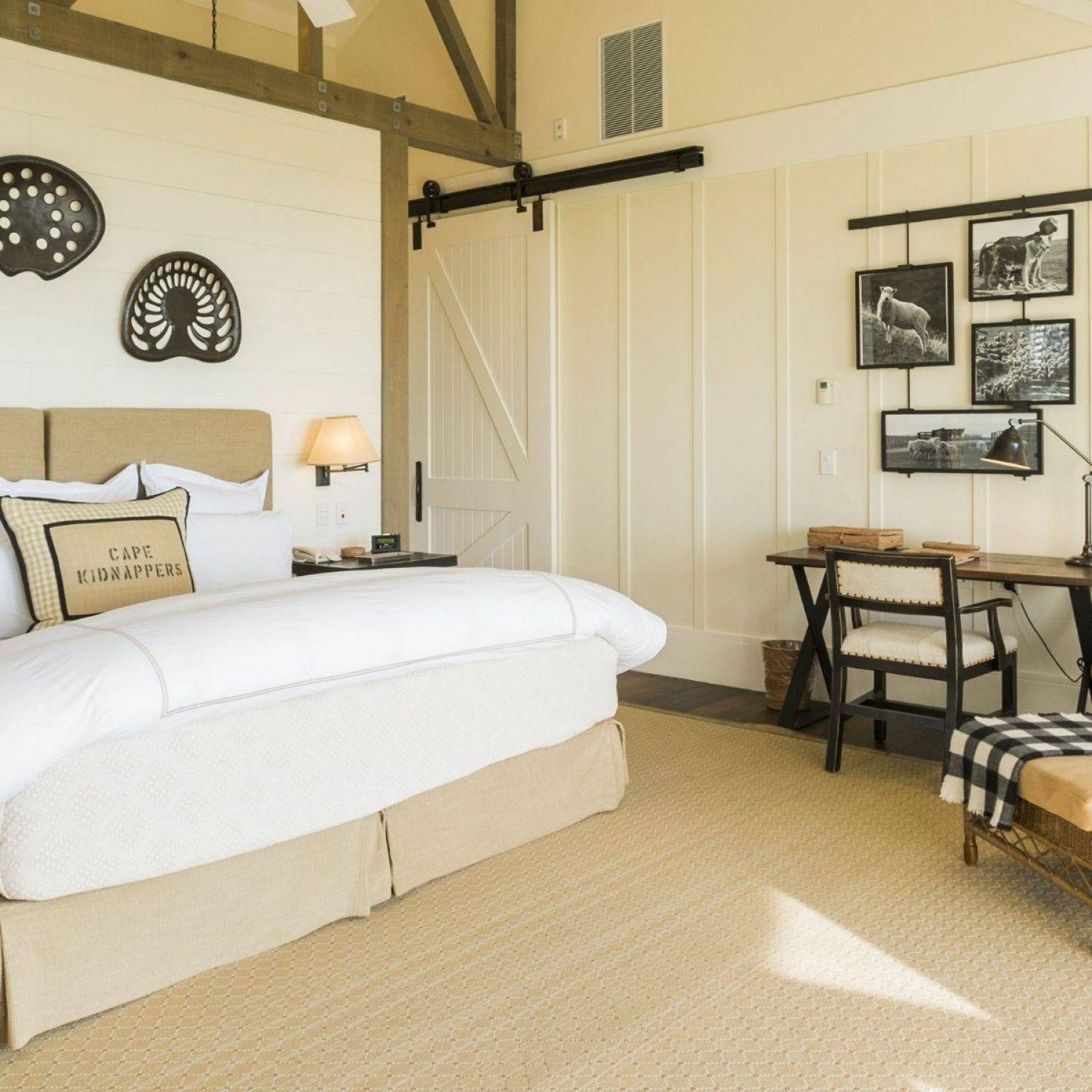 What room types can I book at The Farm Cape Kidnappers? | Walk Into Luxury